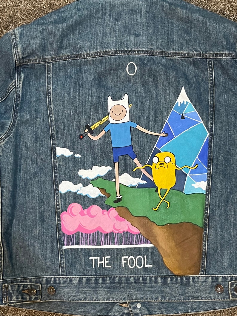 The Fool Tarot Adventure Time Jacket, L - Etsy
