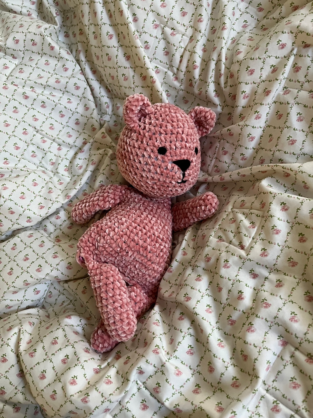 Pink Bear Microwaveable Weighted Stuffy - Etsy