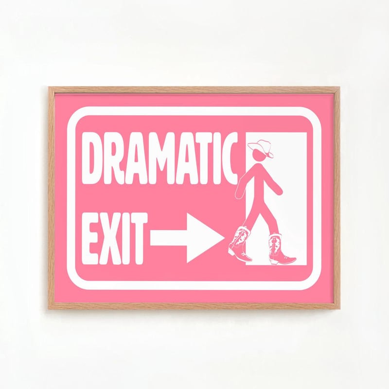 Exit Sign - Etsy UK