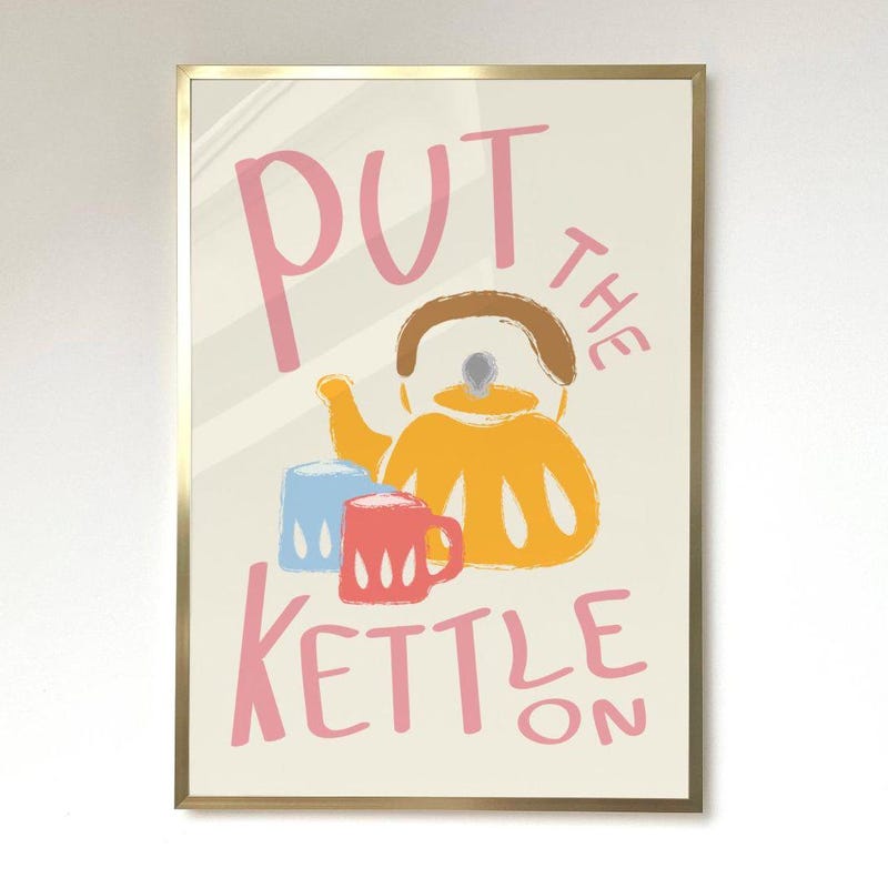 Artwork Tea Kettle - Etsy UK