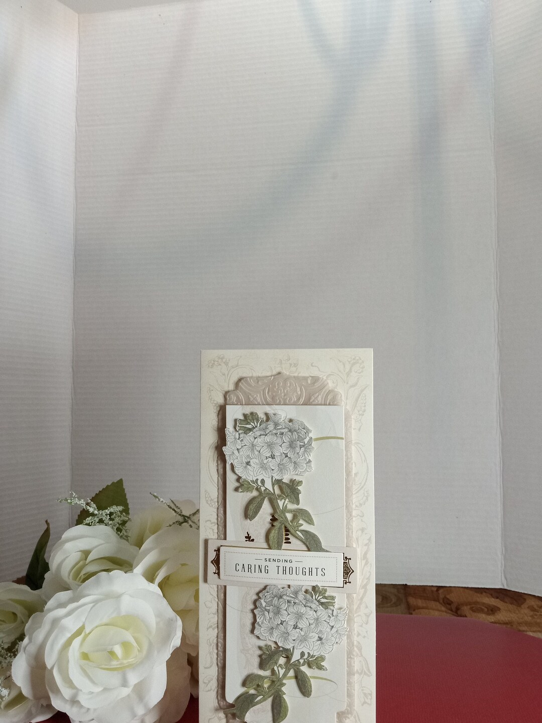 Sending Caring Thoughts Sympathy Card - Etsy