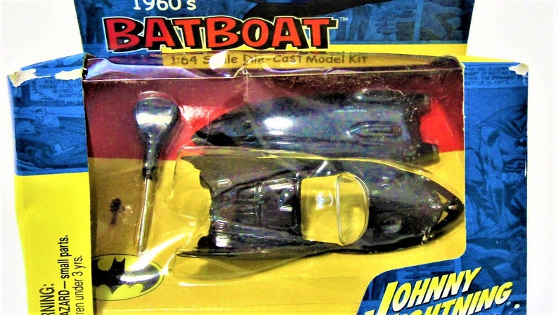 Vintage Johnny Lightning 1960's Batboat Model Kit 1:64th - Etsy