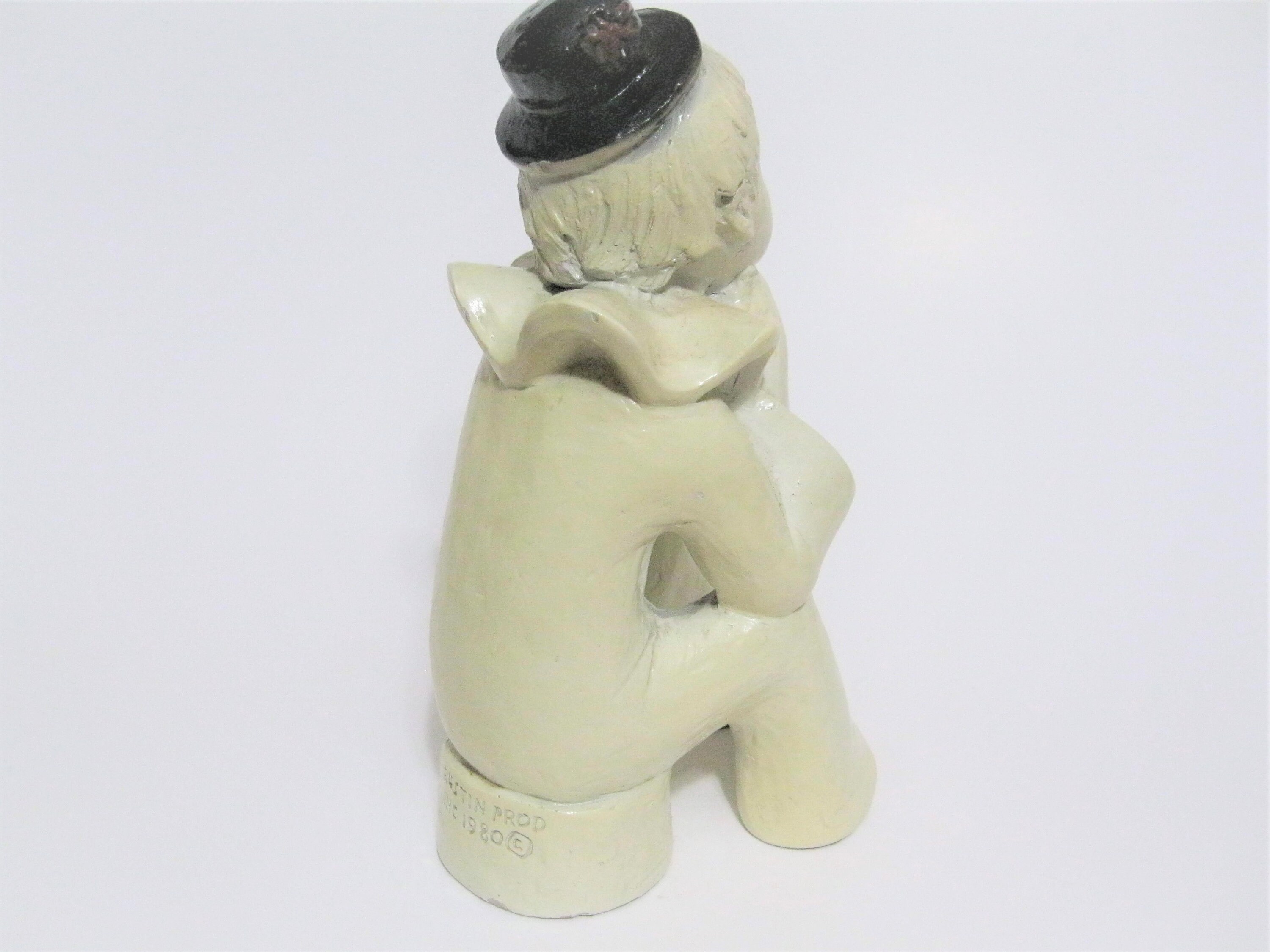 Vintage Austin Productions Boy Clown Sculpture Clown - Etsy