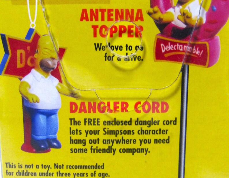 Vintage Bart Simpson Topper the Simpsons Antenna Topper Bart - Etsy