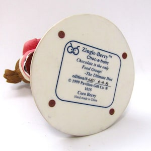 Vintage Zingle-berry coco Berry Figurine, Pavilion Gift Co zingle-berry ...