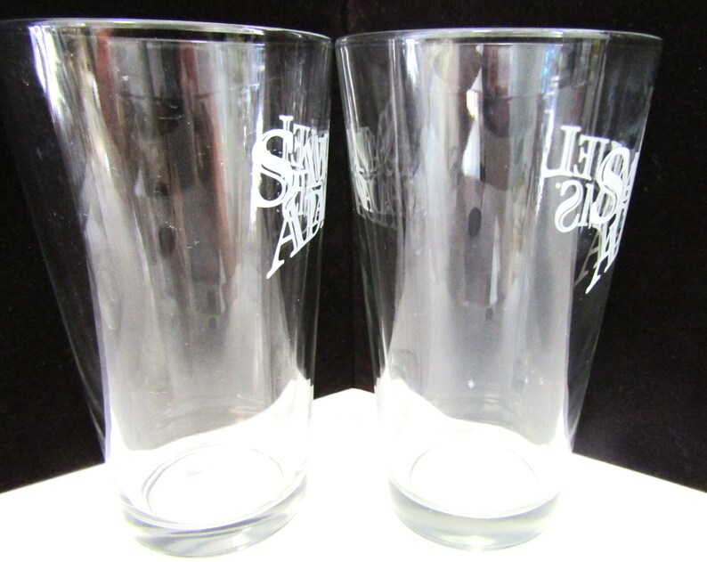 Vintage Samuel Adams Pint Glasses Set of Two Samuel Adams - Etsy