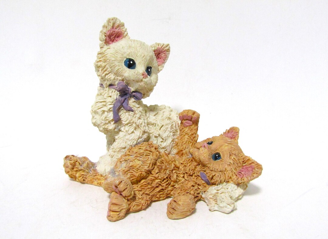 Vintage Enesco Kittens Figurine, Mary Wise Cats Figurine, Cat ...