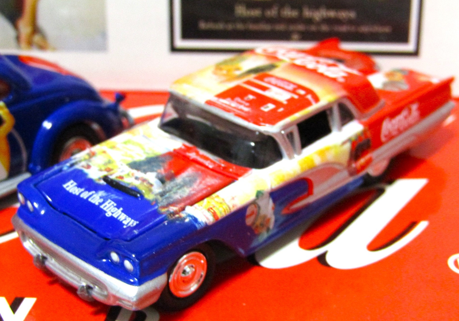 Vintage Coca-cola Poster Car Collection Coke 1:64 Scale - Etsy