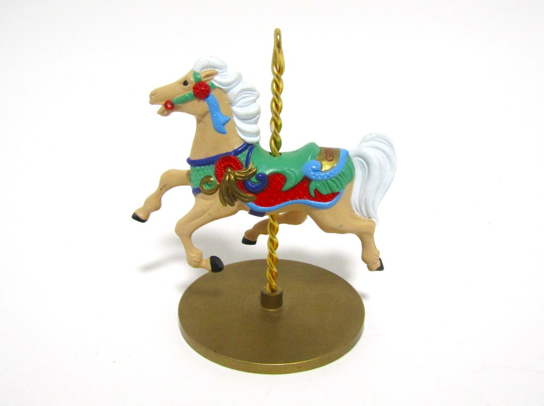 Vintage Hallmark 1989 Carousel Series Christmas Ornament, ginger ...