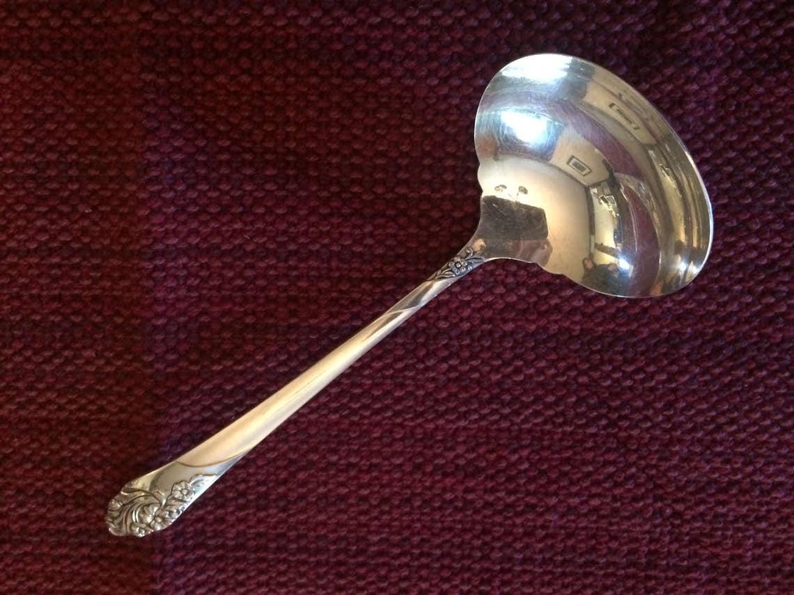 Silver Plate Ladle - "evening Star" by Community, Patented in 1950 ...