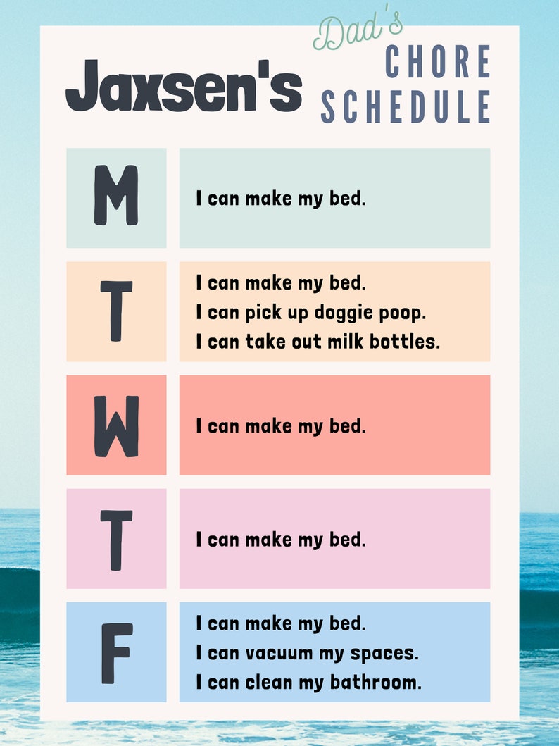 PERSONALIZED Autism & ADHD Schedule, Autism Visual Schedules, Visual ...