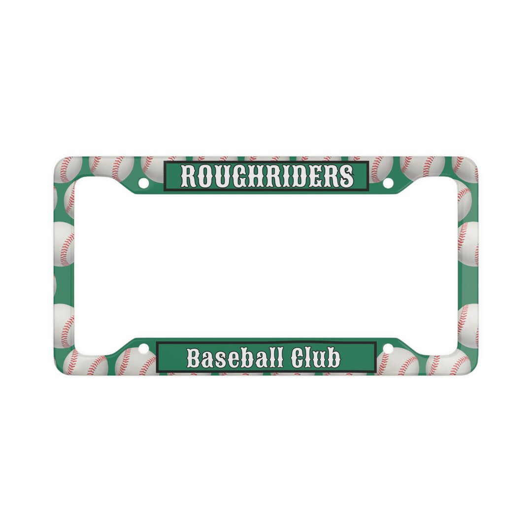 Roughriders Baseball Club License Plate Frame - Etsy