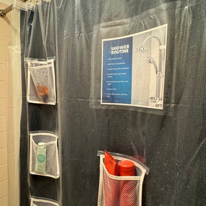 Personalized Shower Routine Chart for Kids and Adults, ADHD Routine ...