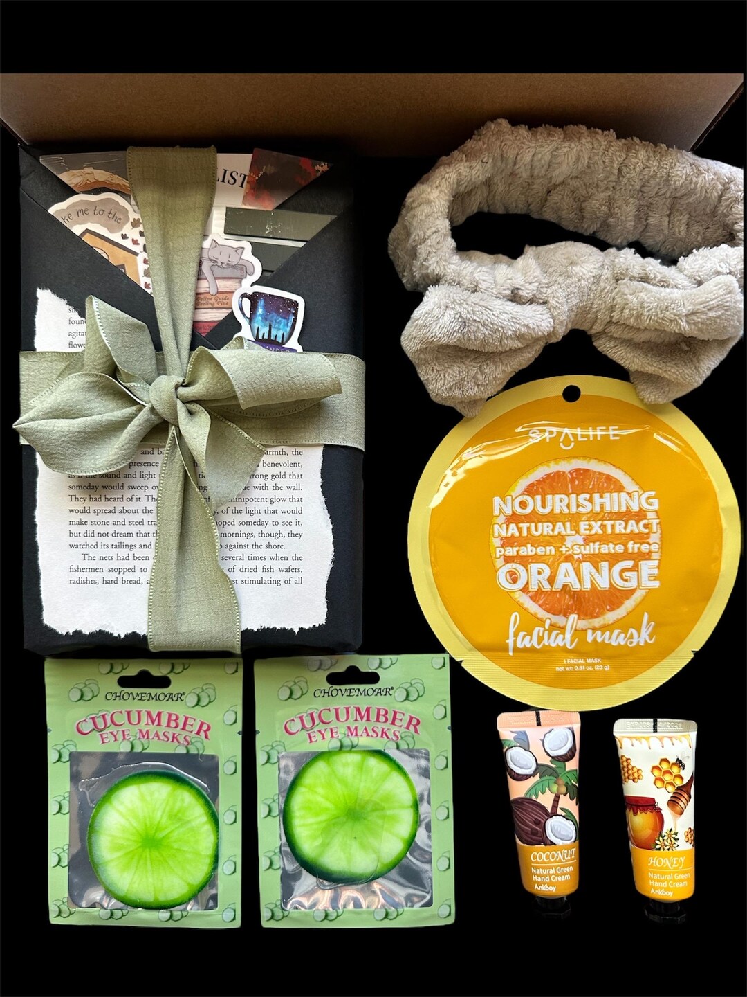 Surprise Spa Self Care Book Box –blind Date With a Book | New Paperback ...