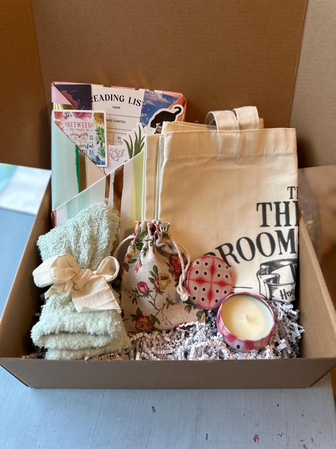 Book Box Gift Set – Blind Date With a Book | New Book + Bookish Goodies ...