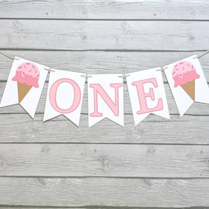 Sweet One Banner, Ice Cream Banner, Donut Banner, Cupcake Banner, 1st ...