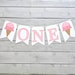 Sweet One Banner, Ice Cream Banner, Donut Banner, Cupcake Banner, 1st ...
