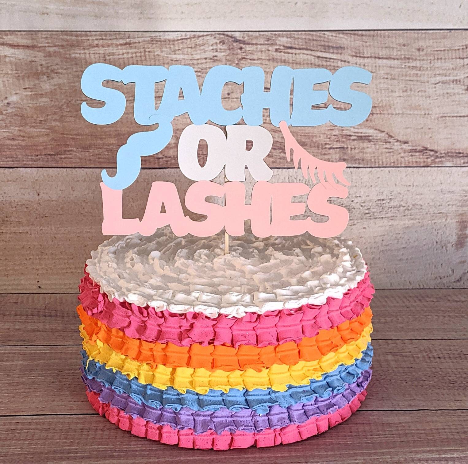 Staches or Lashes Staches or Lashes Banner Staches or Lashes | Etsy