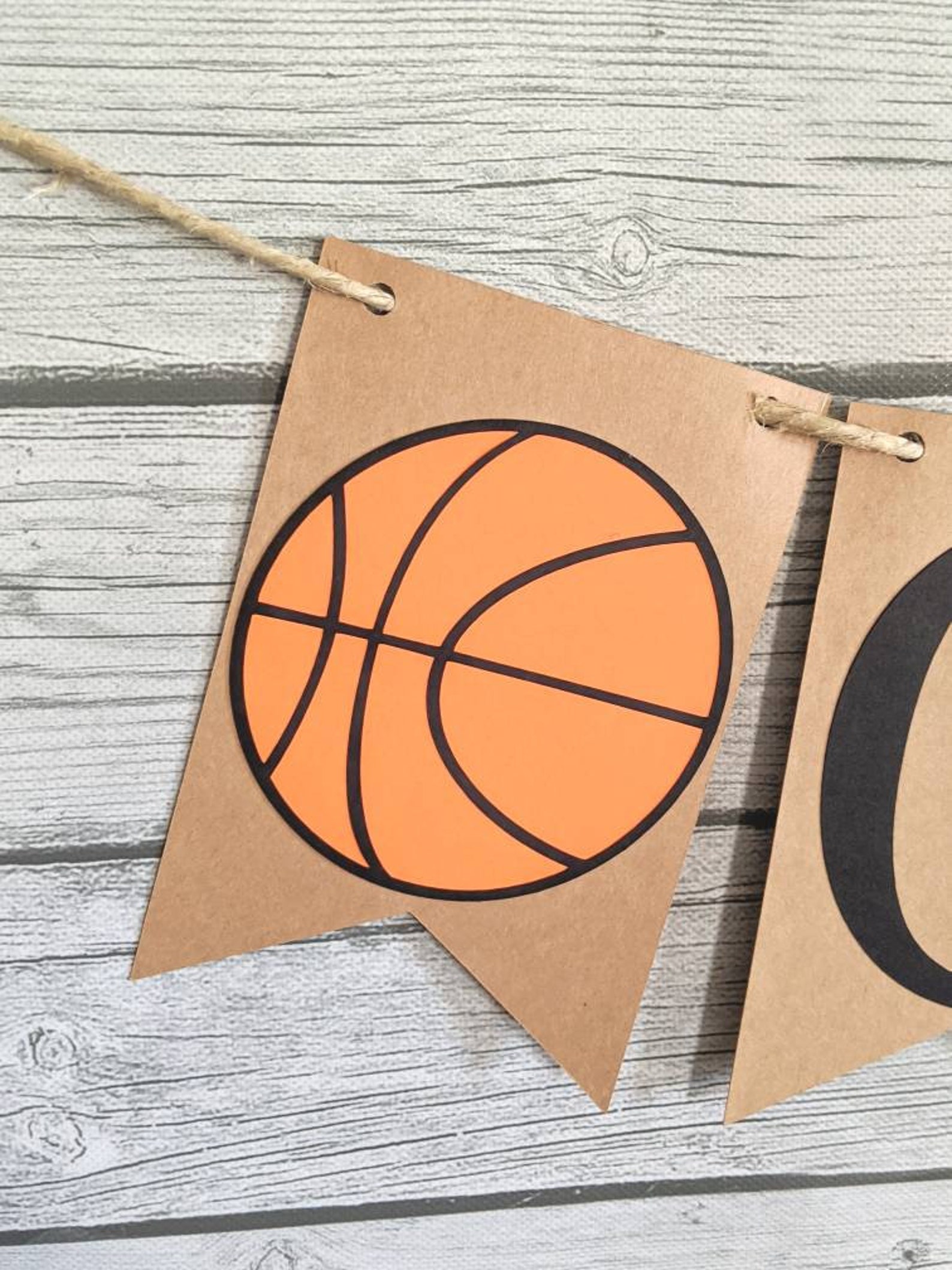 Basketball High Chair Banner, Basketball Birthday Banner, One Banner ...