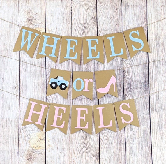 Wheels or Heels Wheels or Heels Banner Wheels or Heels - Etsy