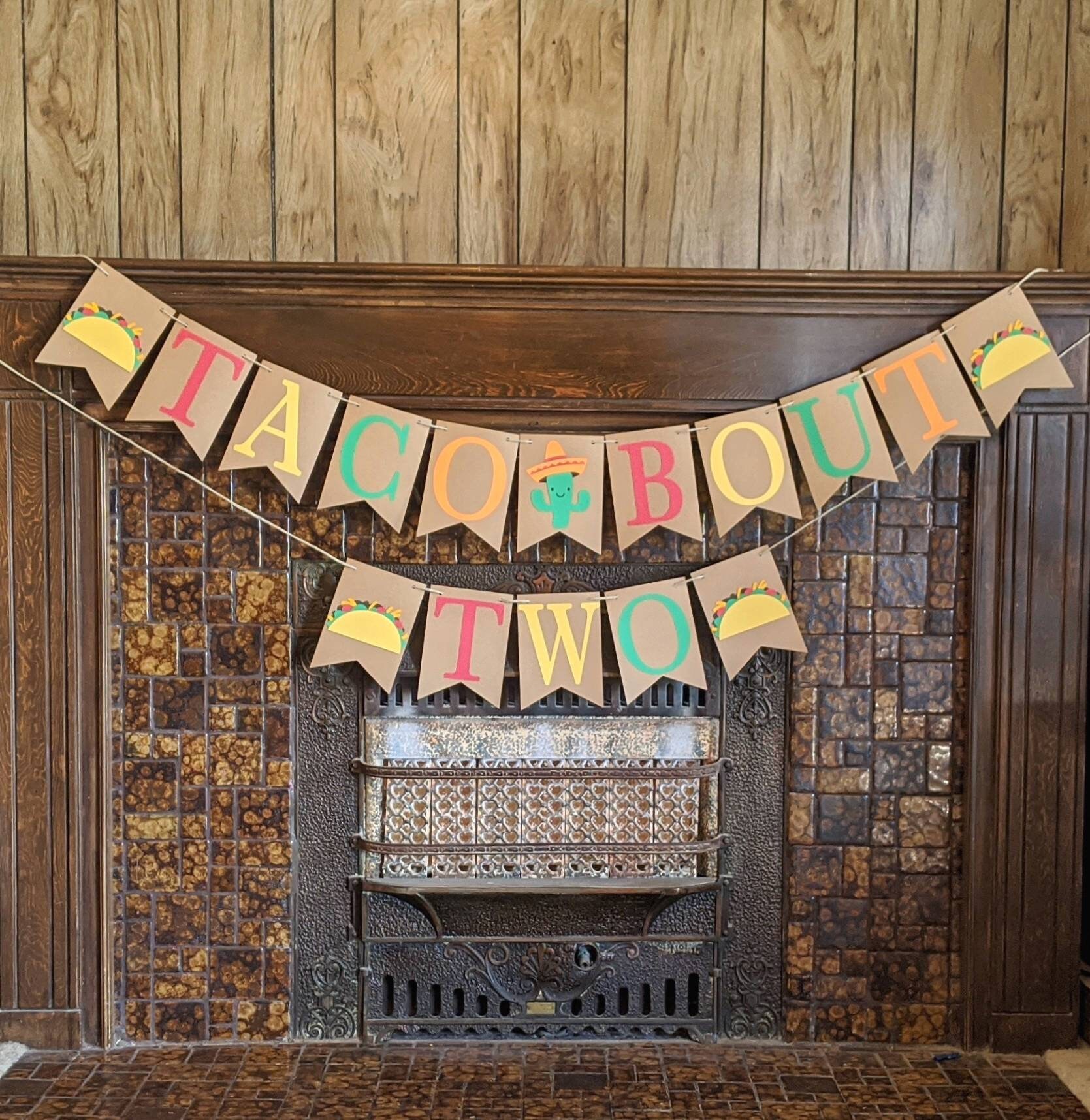 Taco Bout Two Banner Taco Twosday Banner Taco Birthday - Etsy