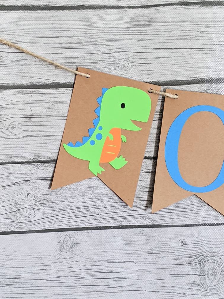 T Rex High Chair Banner Dinosaur High Chair Banner T Rex One | Etsy