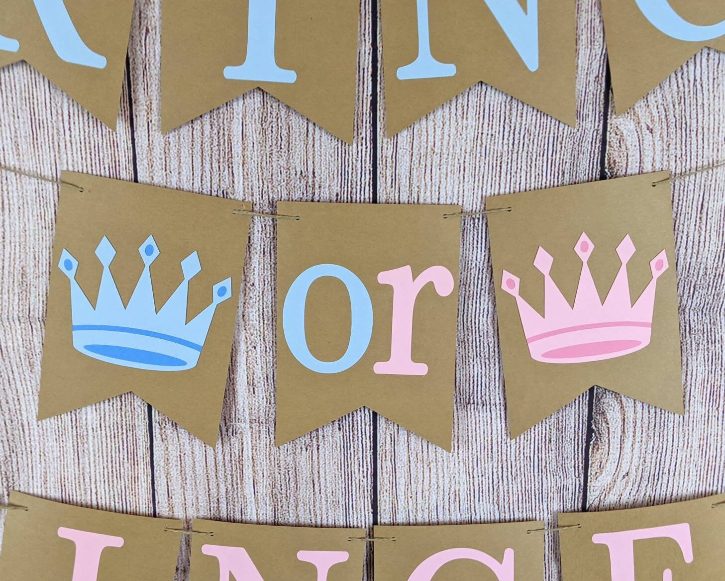 Prince or Princess Gender Reveal Prince or Princess Banner - Etsy
