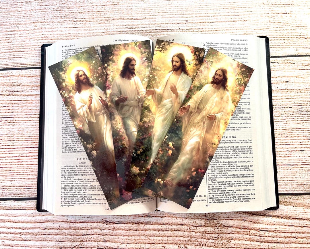 Jesus Bookmark Set, Christian Bookmarks, Christian Bookmarks With Jesus ...