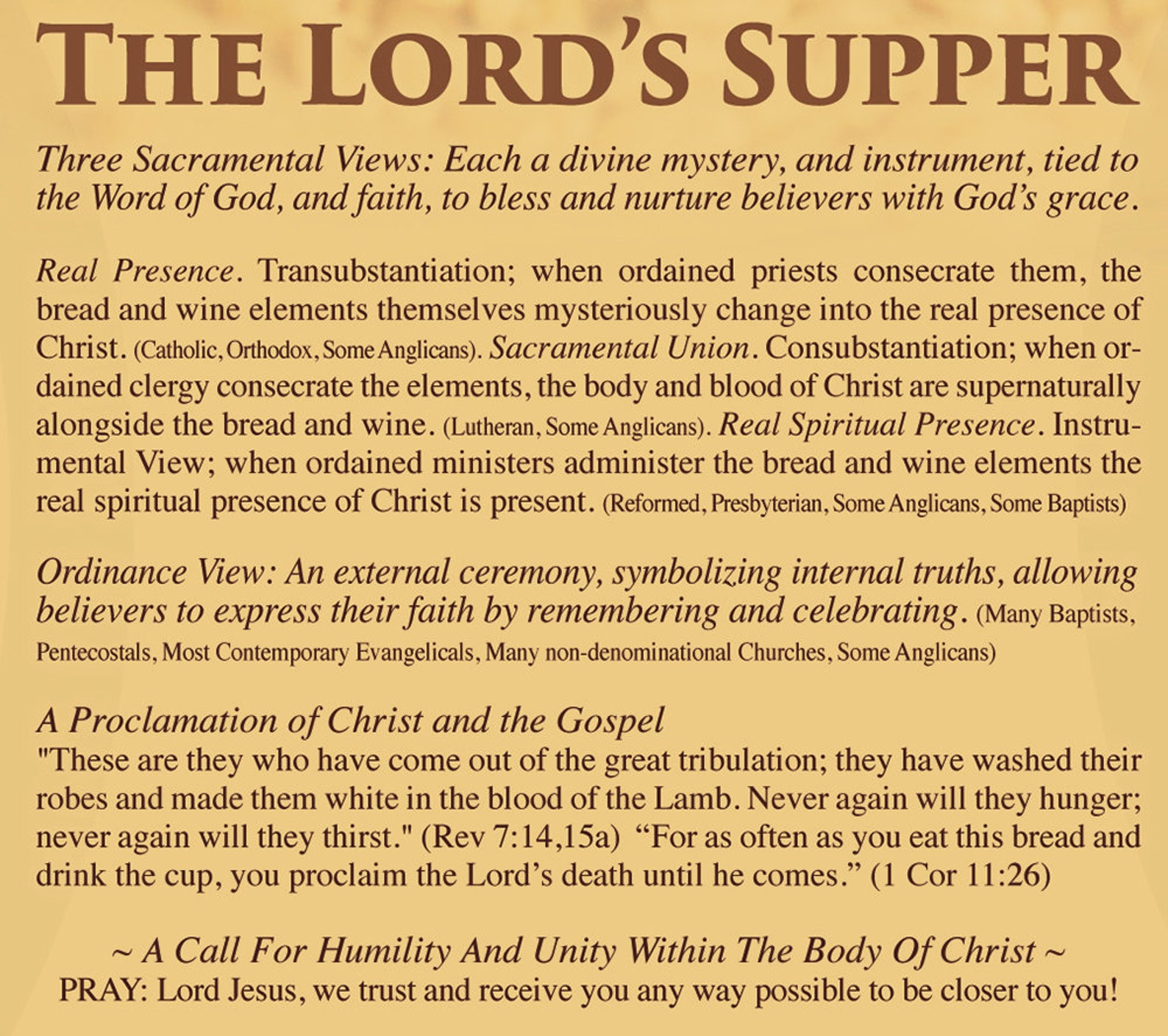 The Lord's Supper Educational Christian Wall Art, Educational Church ...