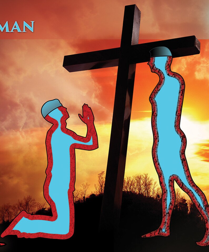 Spiritual Transformation of Man Educational Christian Wall Art, Church ...