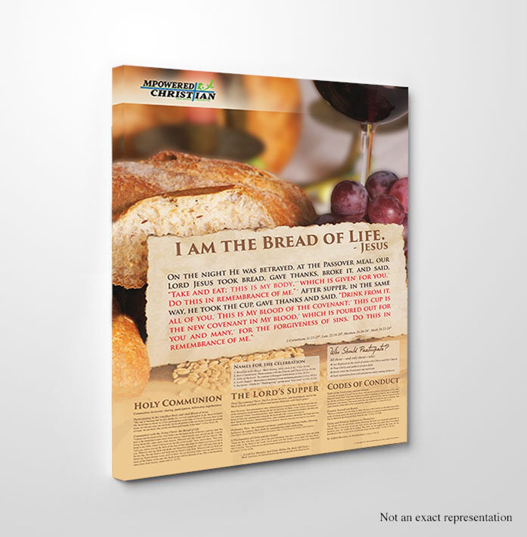 The Lord's Supper Educational Christian Wall Art, Educational Church ...