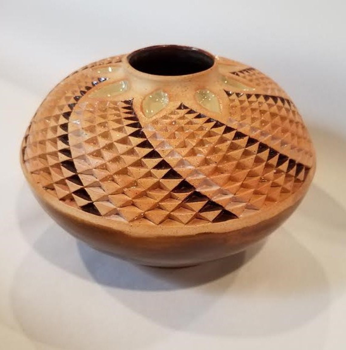 Hand Carved Vase - Etsy