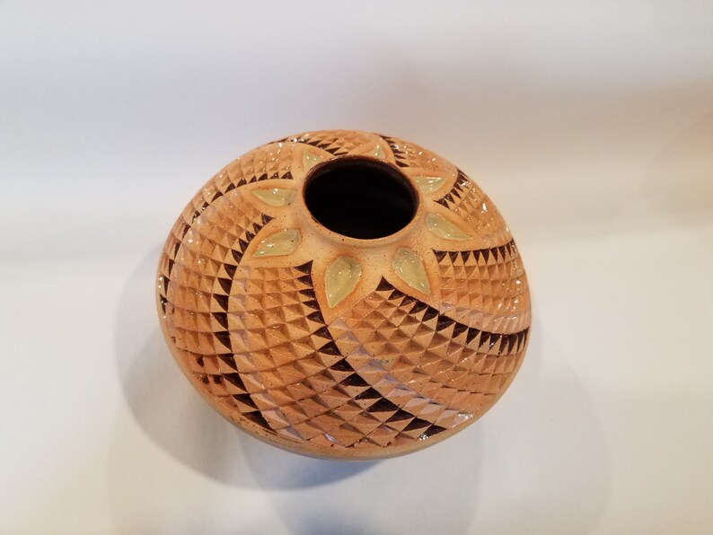 Hand Carved Vase - Etsy