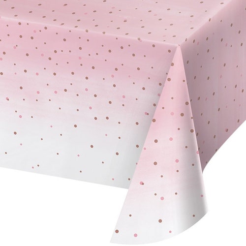 Rose Gold Tablecover / Rose Gold Party Table Cover / Rose Gold | Etsy