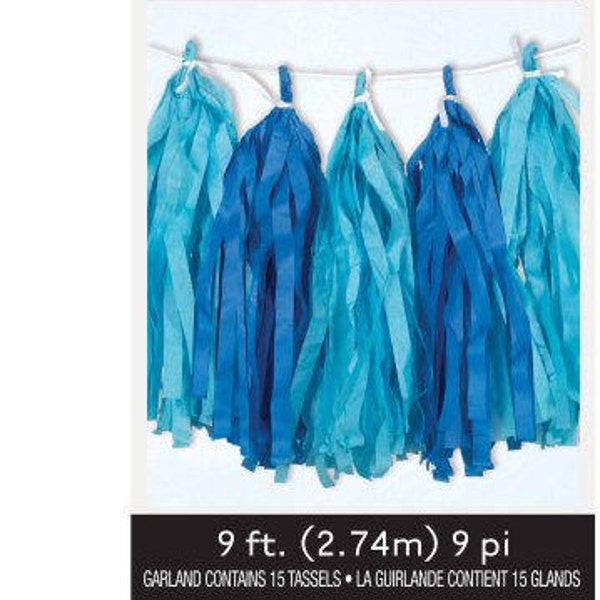 Tissue Paper Garland - Etsy