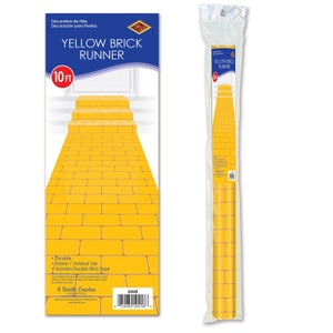 Yellow Brick Road Aisle Runner- Wizard Decor, Over the Rainbow Party ...