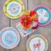 Boho Assorted Party Plates Vintage Boho Plates Boho Wedding Plates Boho ...