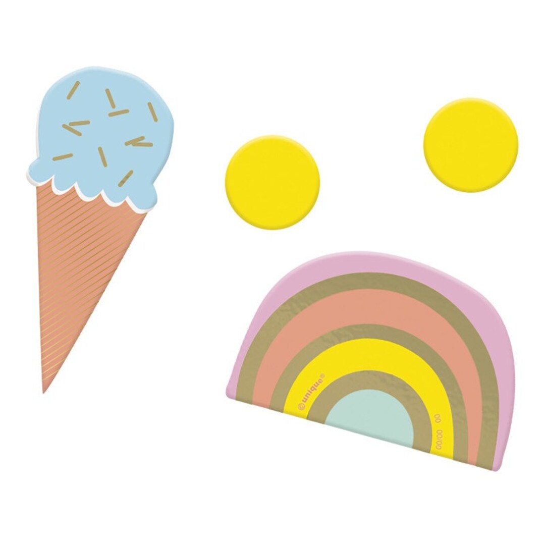 Ice Cream Party Confetti- Ice Cream Party Table Scatter, Ice Cream ...