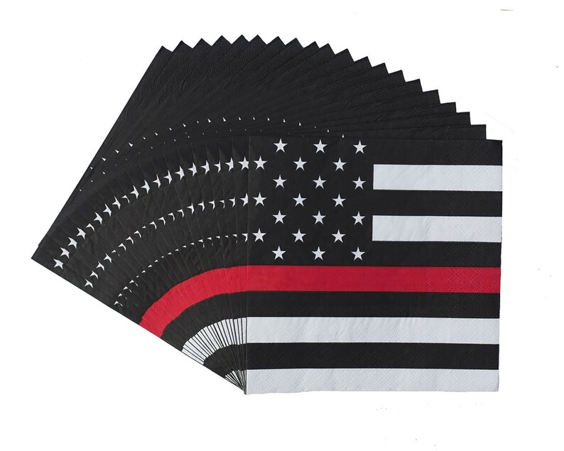 Firefighter Party Napkins Firefighter Party Napkins | Etsy