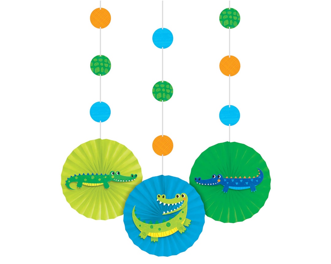 Alligator Party Decorations Alligator Hanging Decor, Swamp Birthday ...