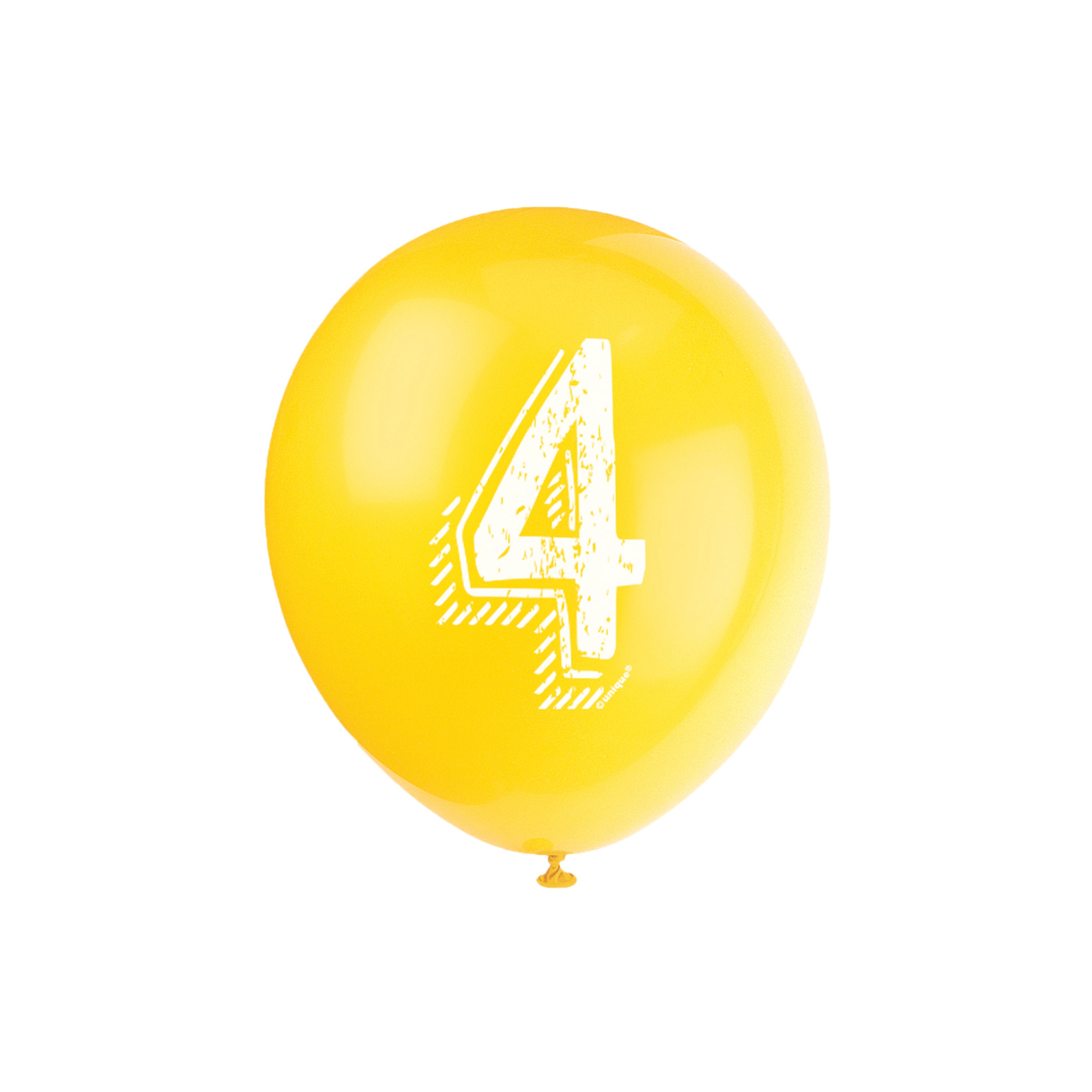 Number 4 Latex Balloons Four Balloons 4 Balloons Number - Etsy