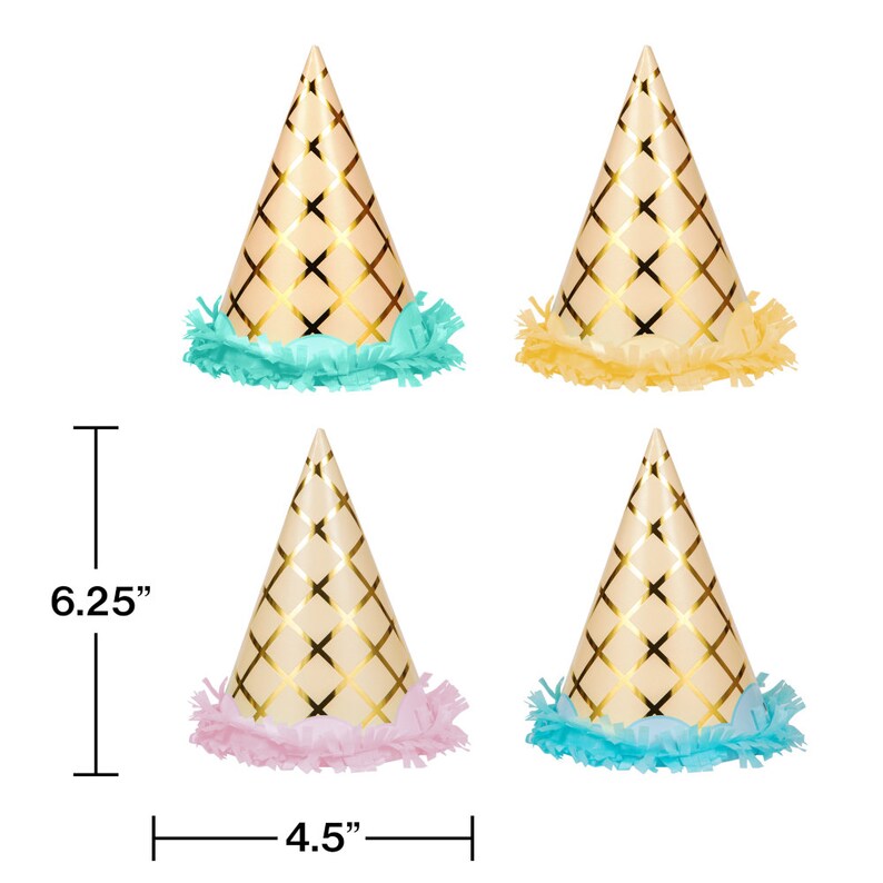 Ice Cream Party Hats Ice Cream Birthday Party Decoration - Etsy