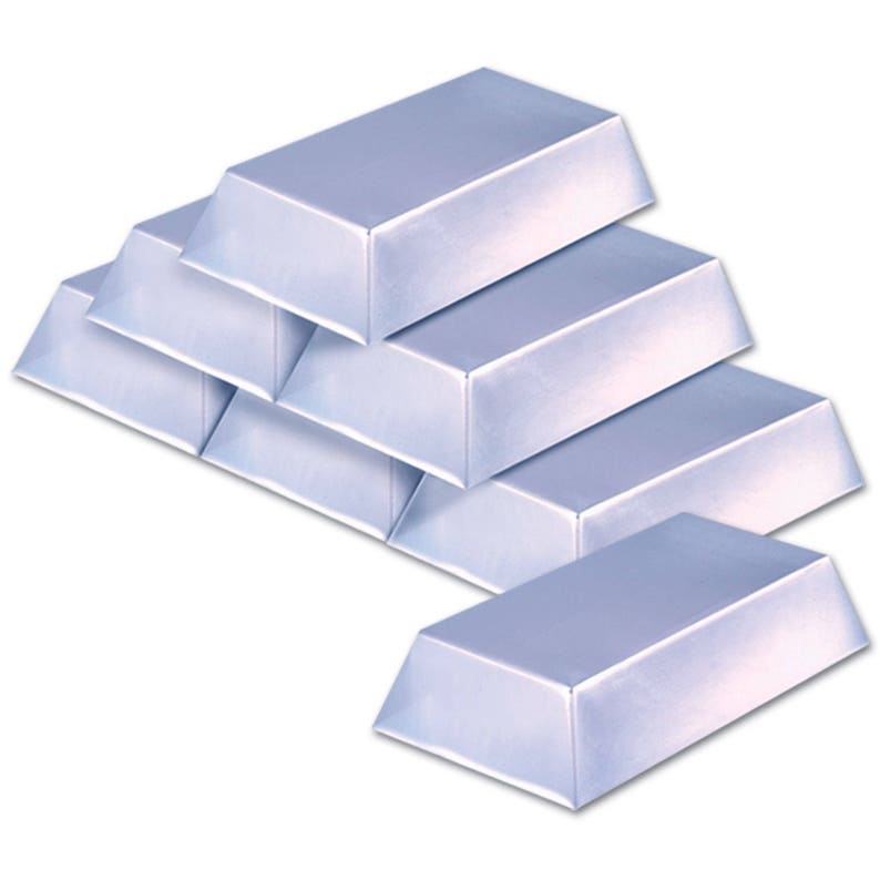 Fake Silver Bars/ Pirate Silver Favors/ Pirate Party - Etsy