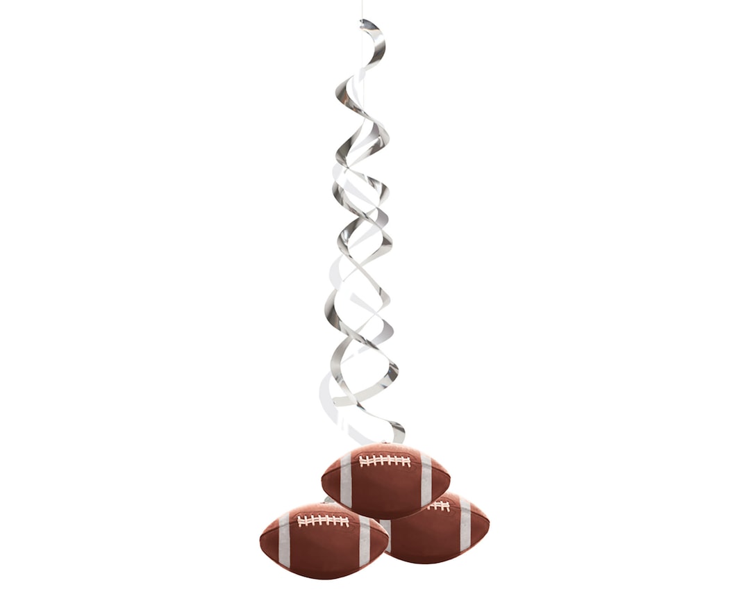 Football Party Hanging Decor- Football Field Flag Decorations, Football ...