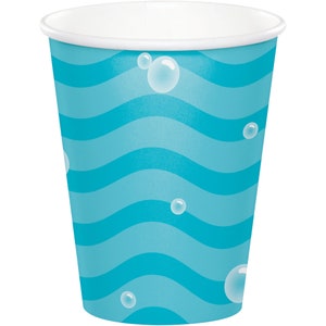 Under the Sea Cups Ocean Birthday, Under the Sea Party, Make a Splash ...