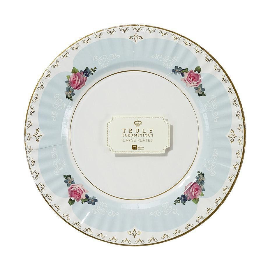 Large Tea Party Vintage Plates / Fancy Tea Party Plates / Vintage ...
