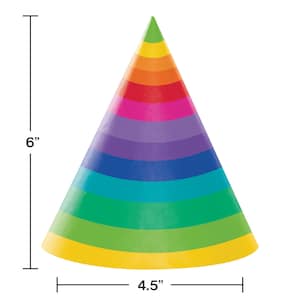 Rainbow Party Hats- Rainbow Party, Rainbow Birthday, Rainbow of Hope ...