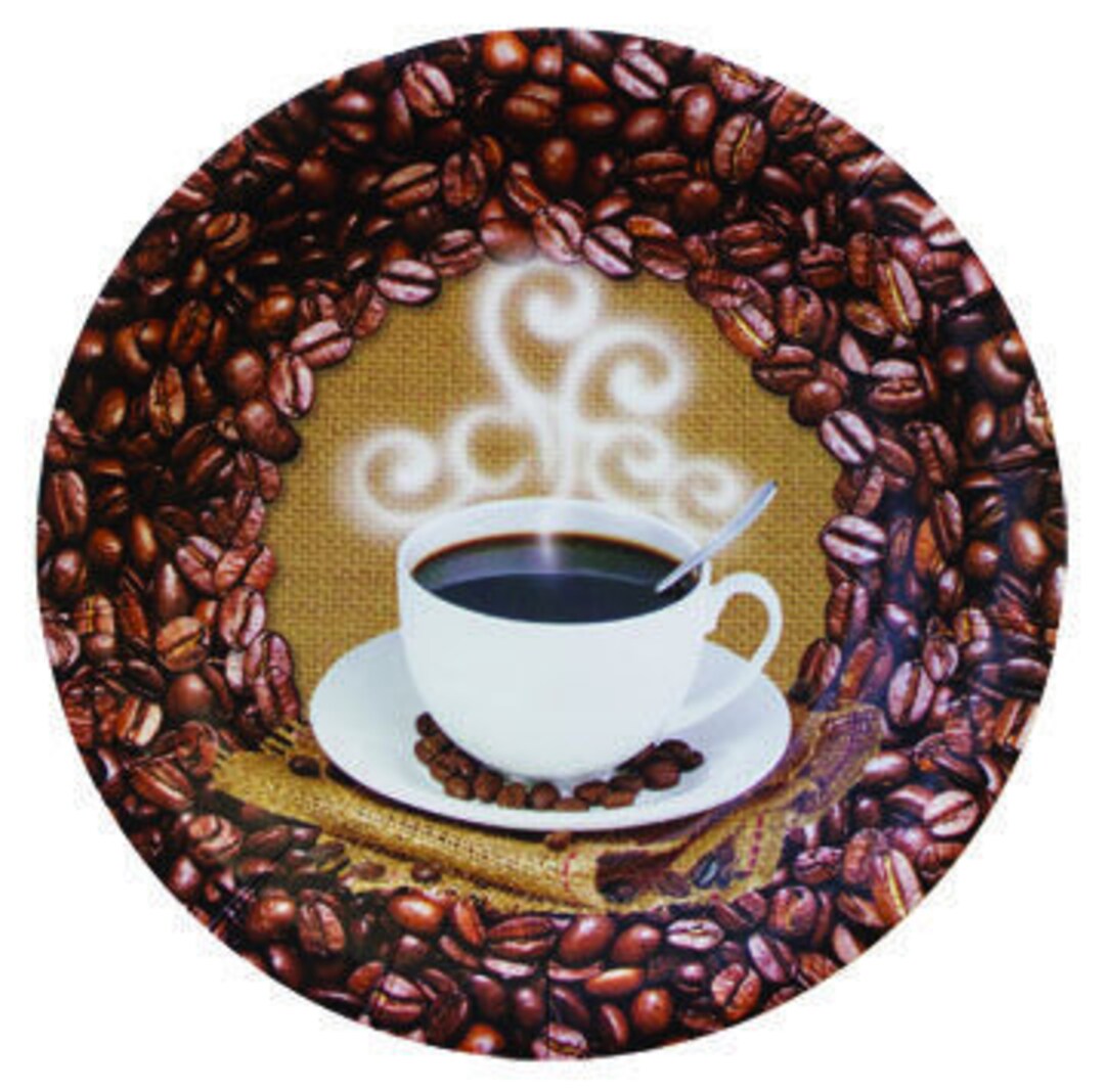 Coffee Paper Plates- Coffee Party Plates, Coffee Plates, Love is ...