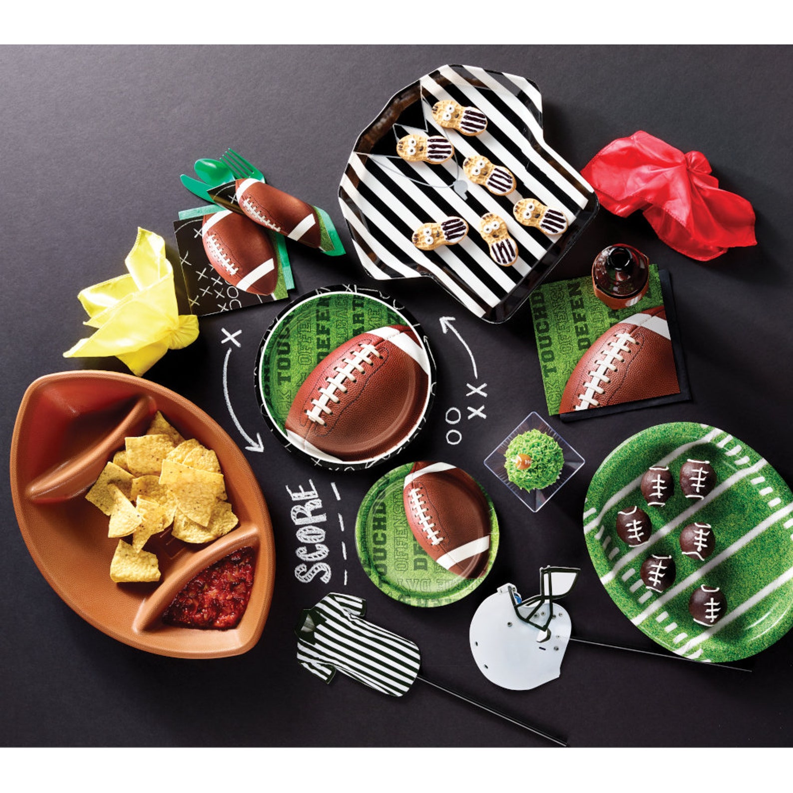 Football Centerpiece Sticks Football Party Decorations - Etsy