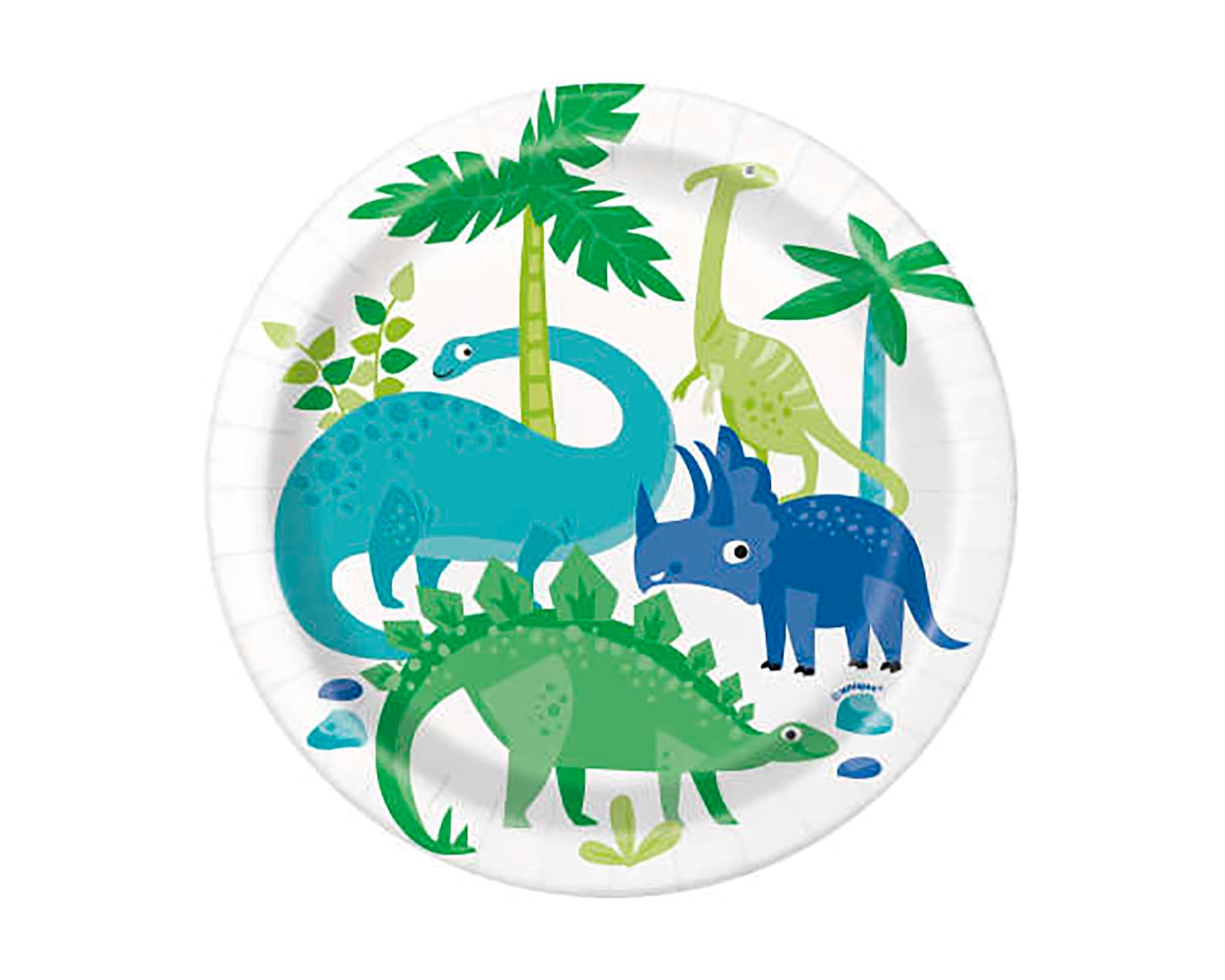 Dinosaur Party Plates- Small Dino Plates, Dinosaur Birthday Plates ...
